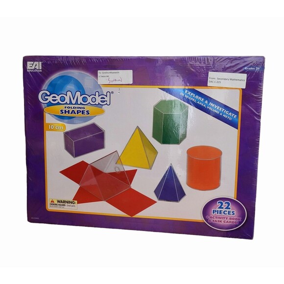 EAI Education | Toys | Eai Education Geomodel Folding Shapes 22 Pc Flip ...